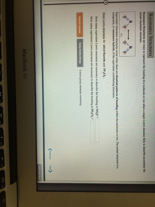 Solved Resonance Structures Resonance structures are ways to | Chegg.com