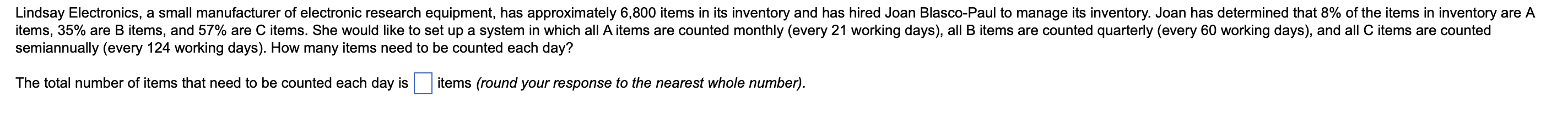 Solved Lindsay Electronics, a small manufacturer of | Chegg.com