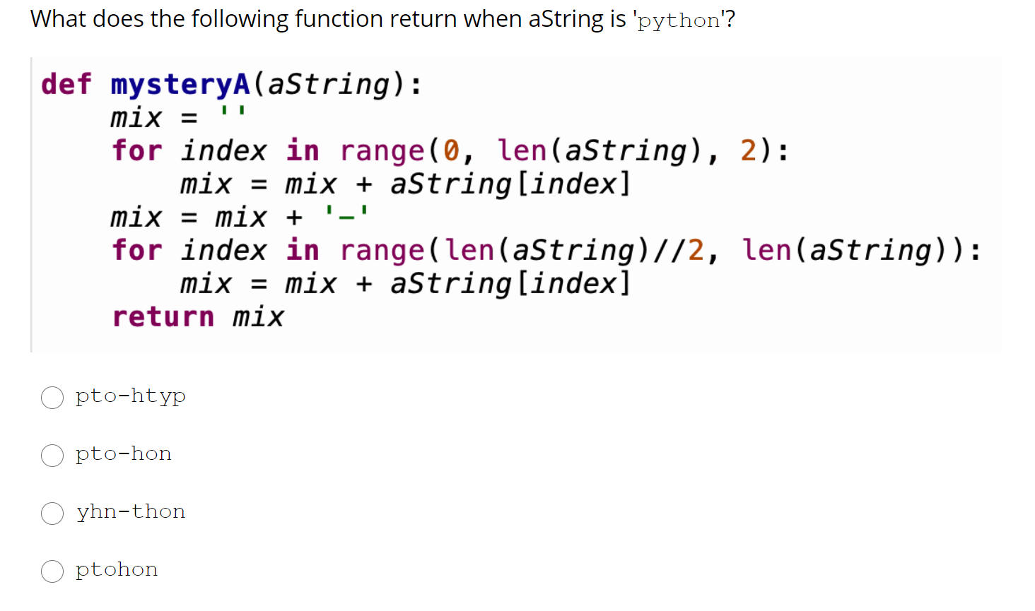 Solved What Does The Following Function Return When Astring 4038