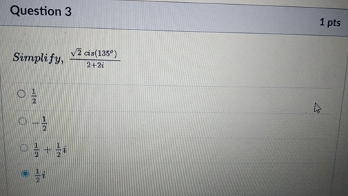 Solved Question 1 6 (cos 120° + i sin 120°) = 4(cos 30° + i | Chegg.com