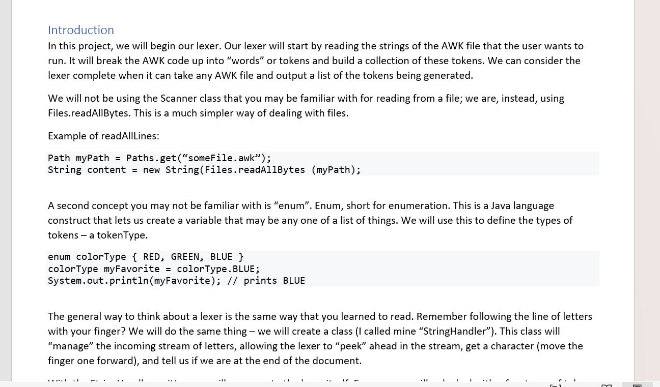 Some examples of valid input and the result output | Chegg.com