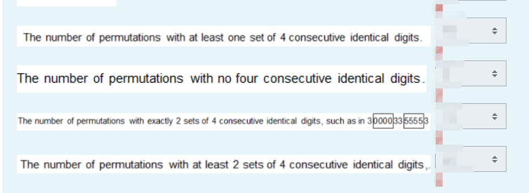 Solved Consider the permutations of the decimal string | Chegg.com