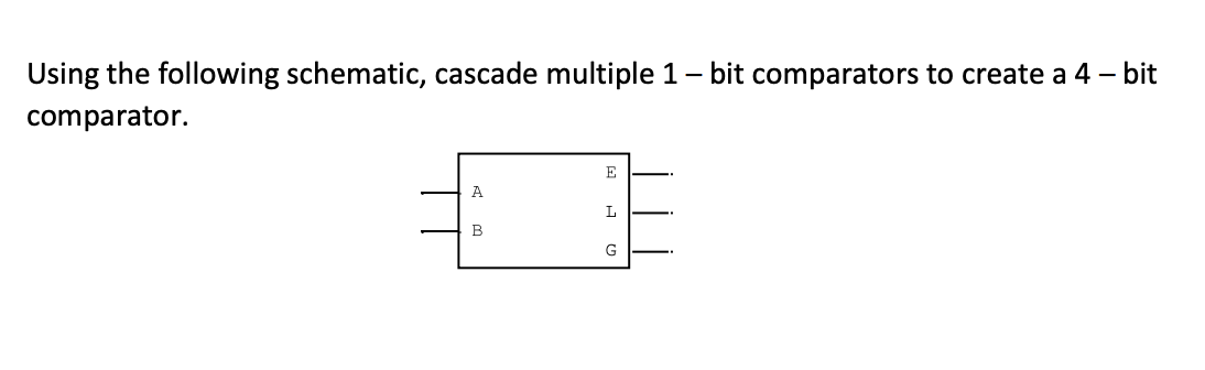 Solved Using the following schematic, cascade multiple 1 - | Chegg.com