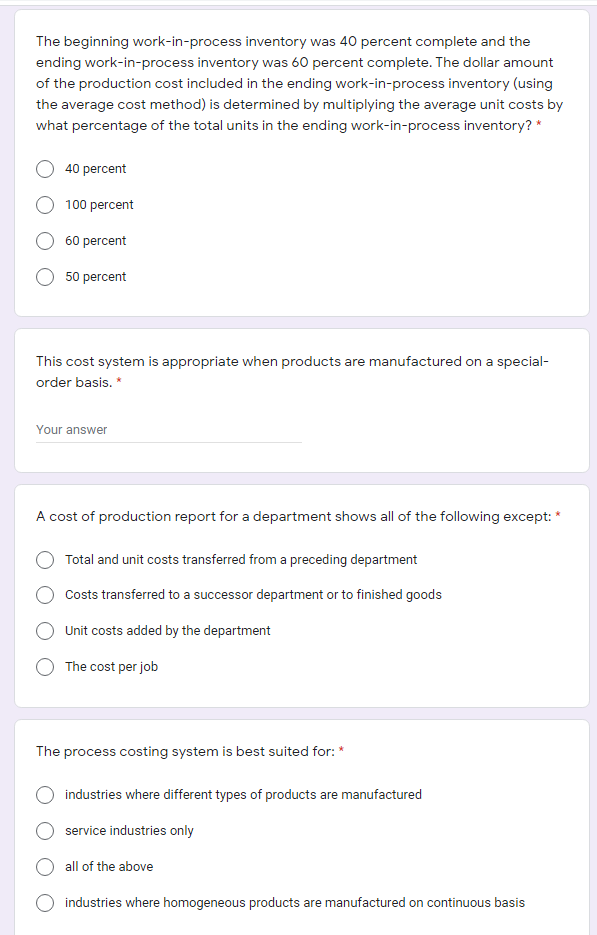 Solved The beginning work-in-process inventory was 40 | Chegg.com
