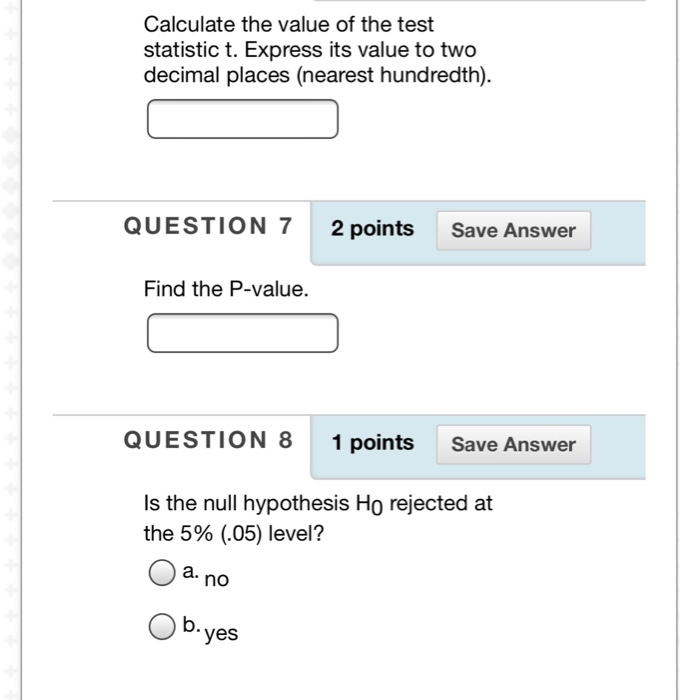 State the appropriate null hypothesis Ho Og, Ho: μ