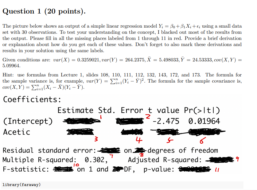 Solved Question 1 (20 points). The picture below shows an | Chegg.com