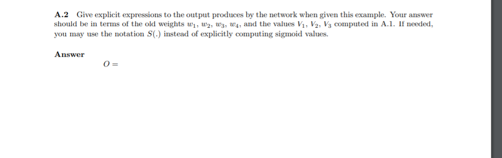 Solved The following neural network has 3 layers with nodes | Chegg.com