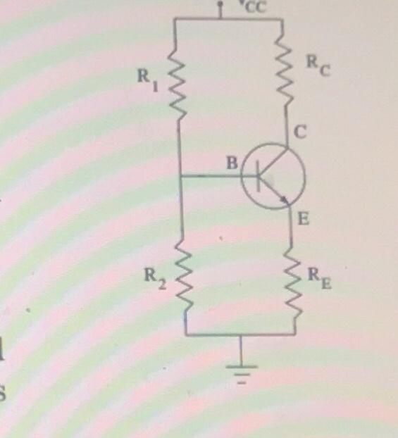 Solved Set up the circuit with R2 12 k2, R1 39 k2, Rc-2 k, | Chegg.com