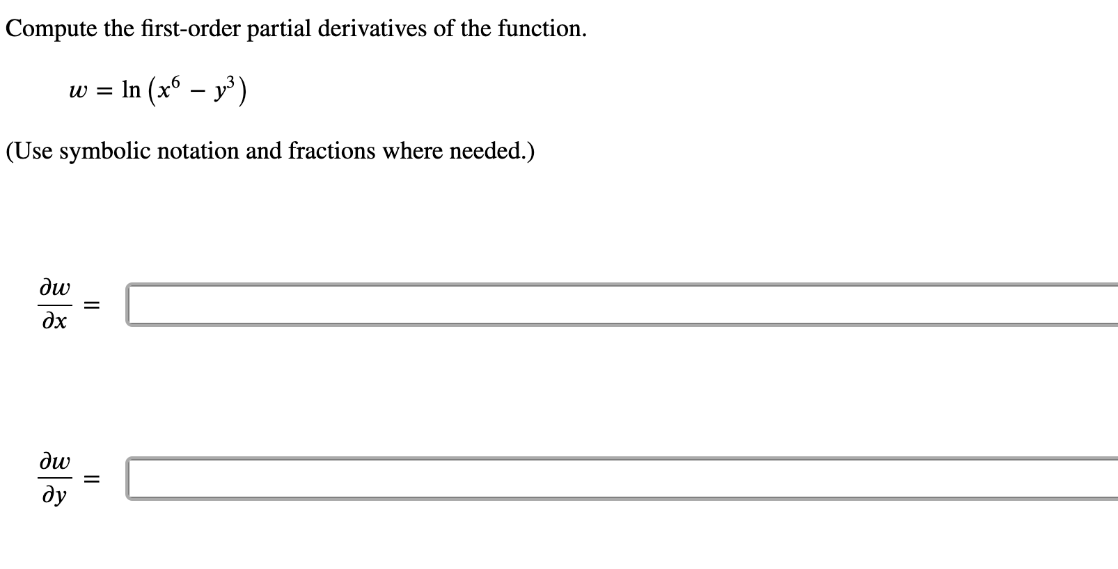 Solved Compute the first-order partial derivatives of the | Chegg.com