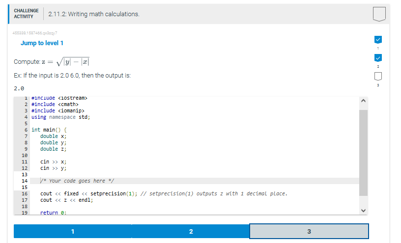 Solved \begin{tabular}{l|l} ACTIVITY & 2.11.2: Writing math | Chegg.com