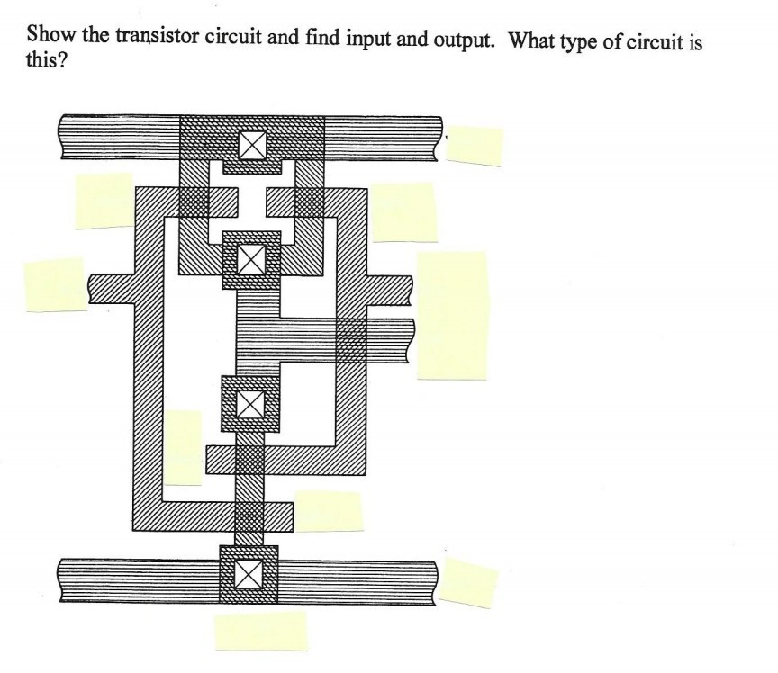 Solved Show the transistor circuit and find input and | Chegg.com
