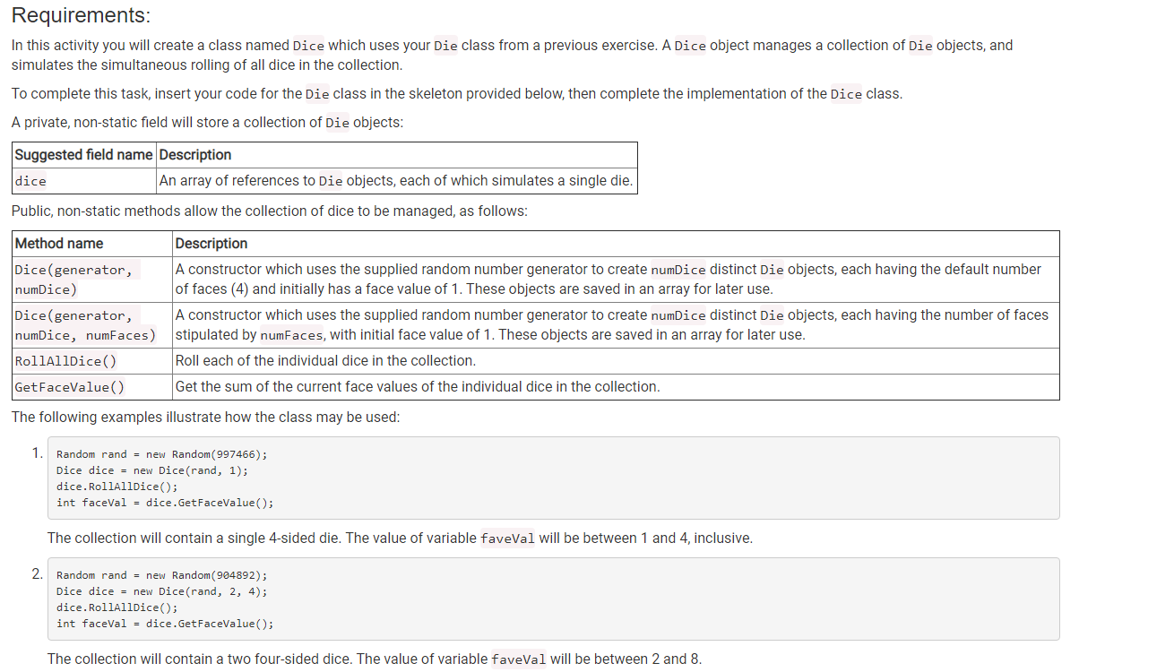 Solved Requirements: In this activity you will create a | Chegg.com