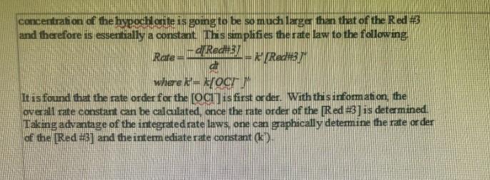 Solved Calibration Curve for the kinetics Red Dye Lab You | Chegg.com