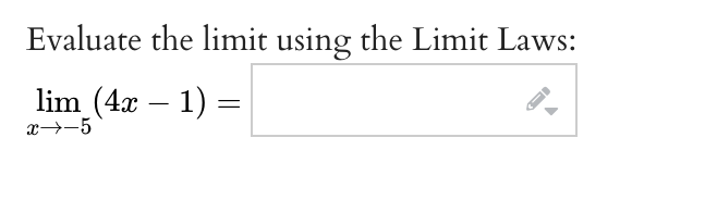 Solved Evaluate the limit using the Limit | Chegg.com