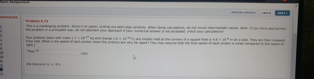 Solved Open Assignment PRINTER VERSION BACK NEXT RESOURCES | Chegg.com