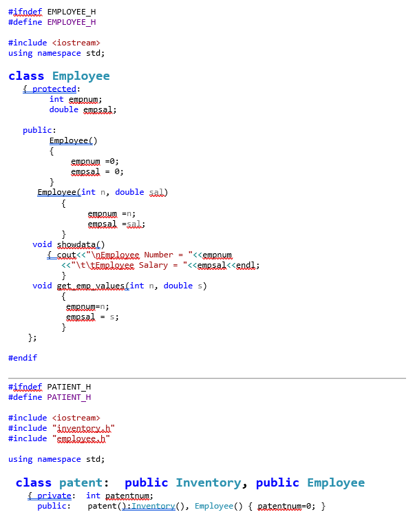 Solved Problem: Write a program that creates two base | Chegg.com