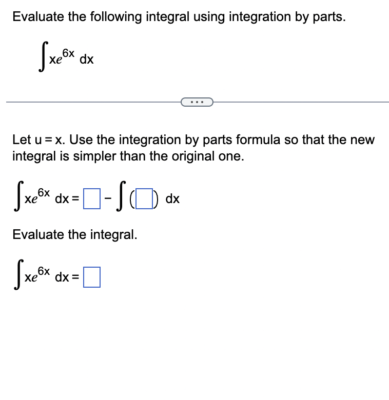Solved Evaluate the following integral using integration by | Chegg.com