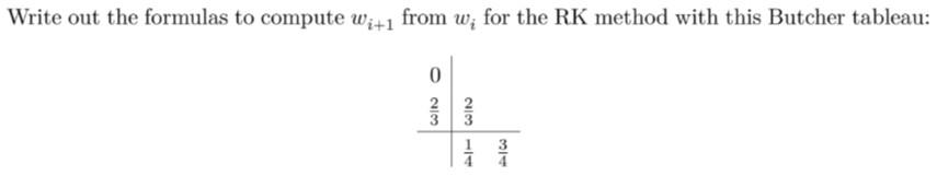Write out the formulas to compute wi+1 from wi for | Chegg.com
