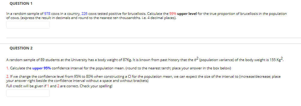 Solved I need help with my statistics homework it would be | Chegg.com