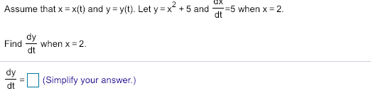 Solved Assume that x equals x left parenthesis t right | Chegg.com