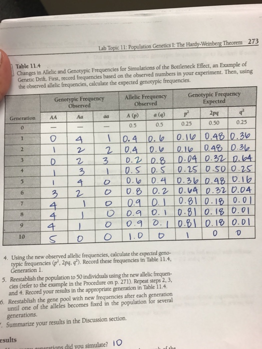 Solved Weinberg Theorem 273 lation Genetics I: The Lab To | Chegg.com