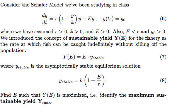 Solved Consider the Schafer Model we've been studying in | Chegg.com