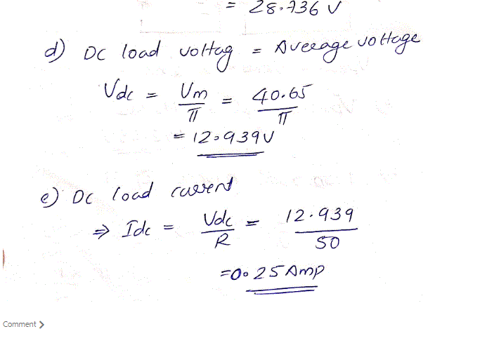 Solved 2. Assume that the half-wave unfiltered rectifier | Chegg.com