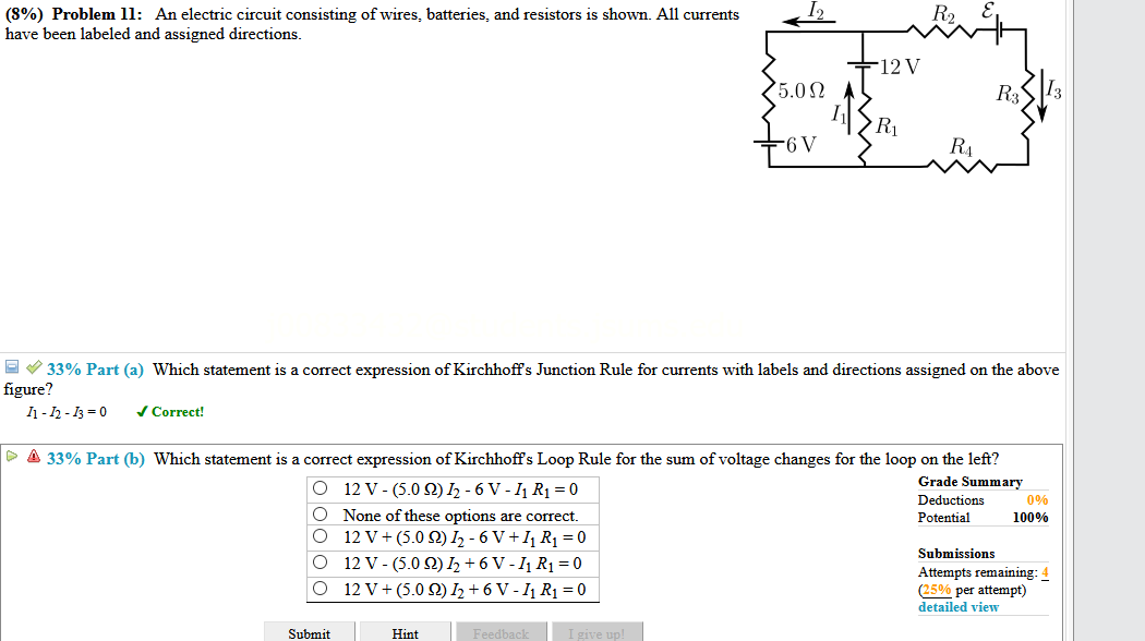 Solved: (8%) Problem 11: An Electric Circuit Consisting Of... | Chegg.com