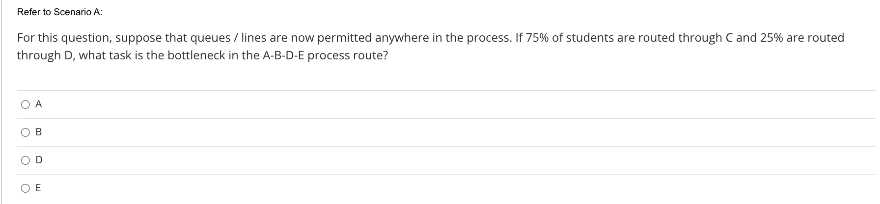 Scenario A: The figure below shows the process for | Chegg.com