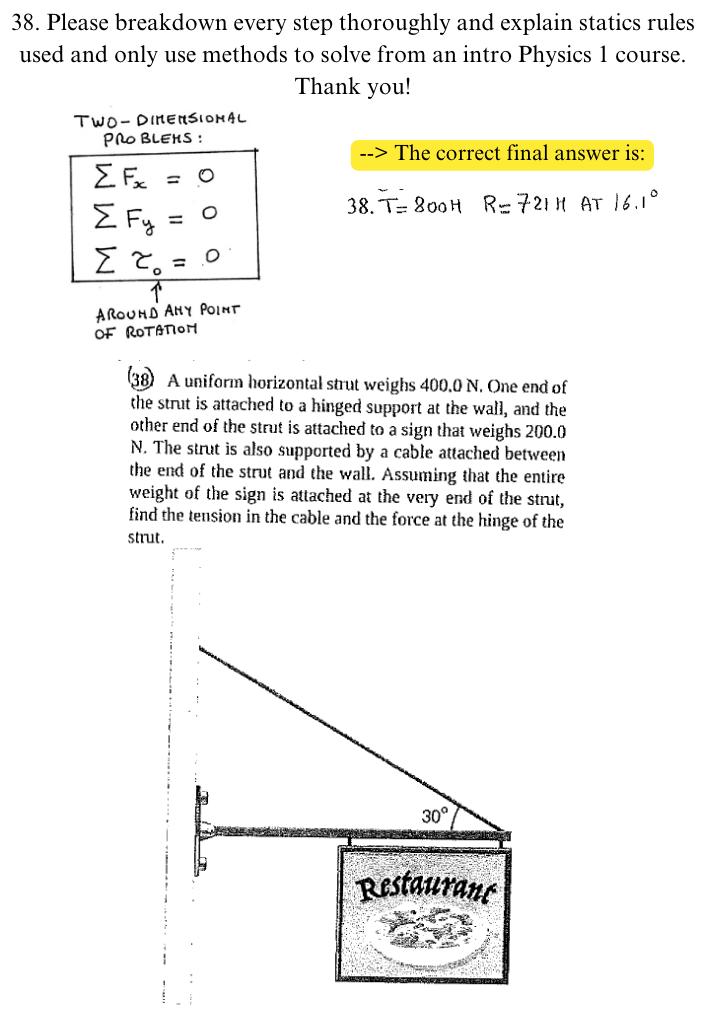 Solved 38. Please breakdown every step thoroughly and | Chegg.com