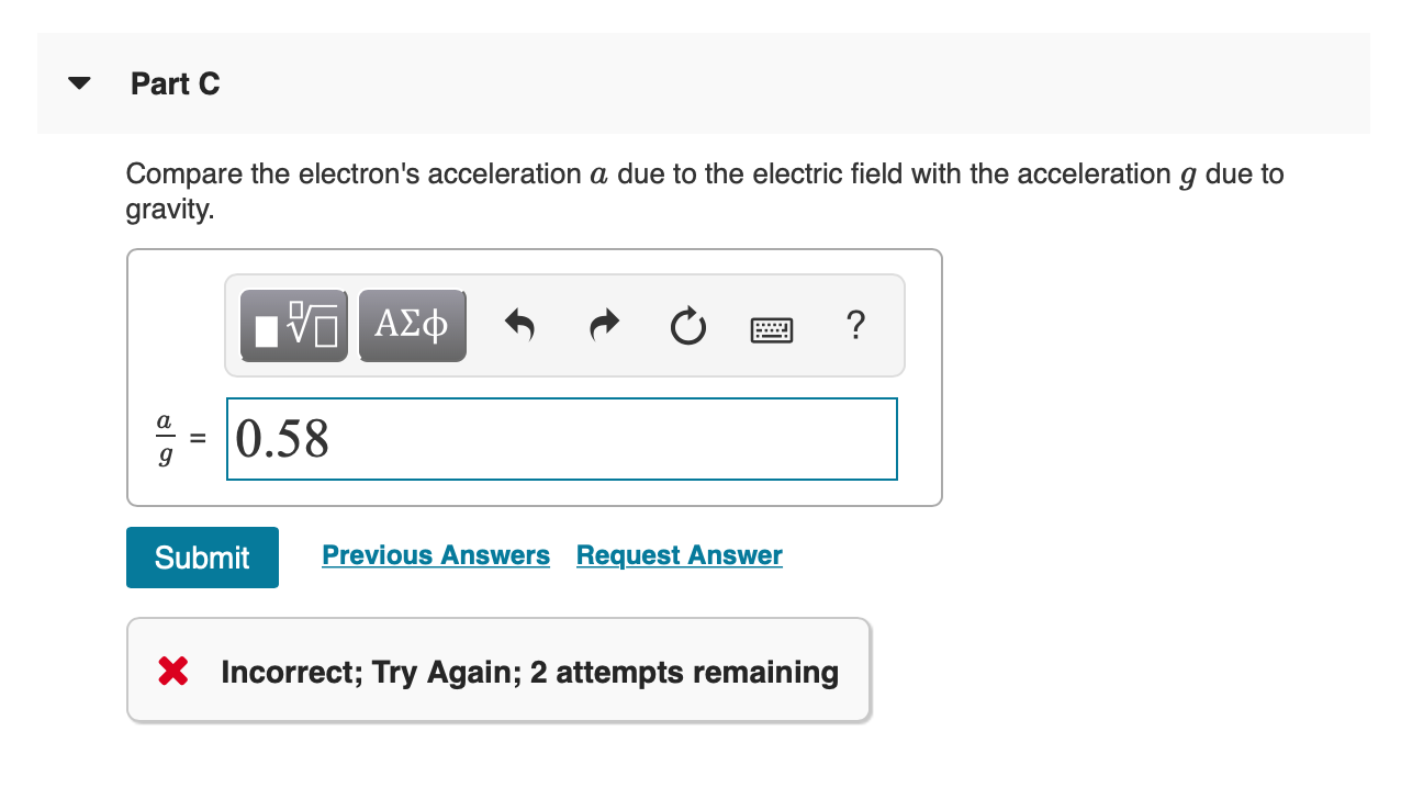 Solved Review Constants An electron is released from rest in | Chegg.com
