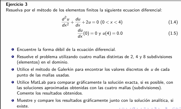 Solved Ejercicio 3Resuelva por el método de los elementos | Chegg.com