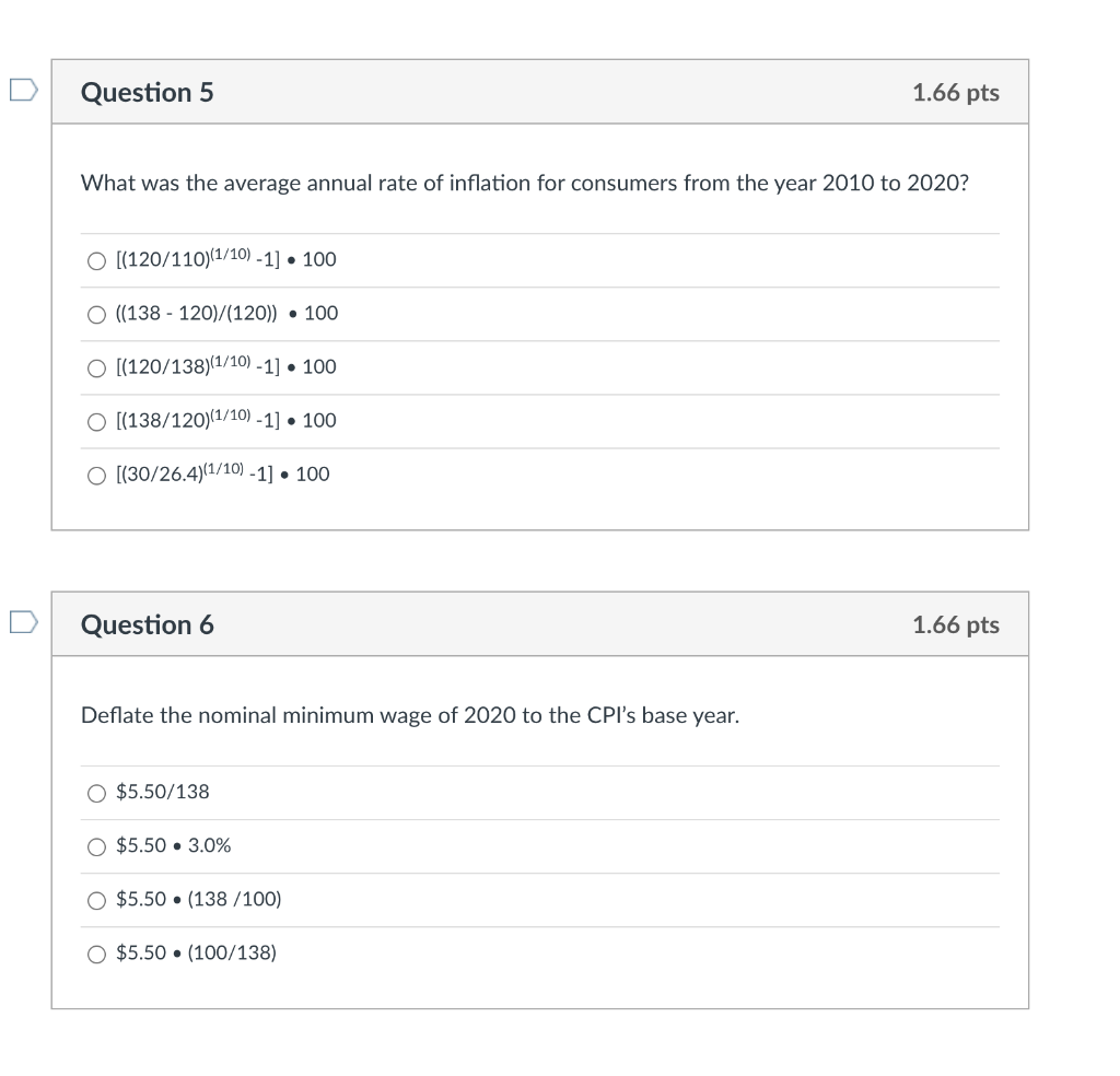 How would you check if the value of the CPI for 2022 | Chegg.com