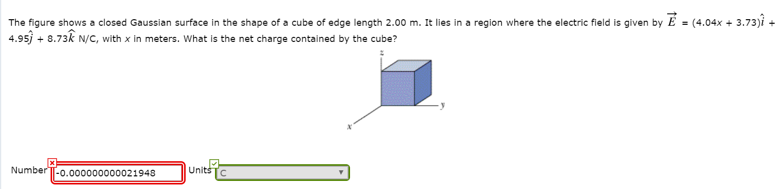 Solved The figure shows a closed Gaussian surface in the | Chegg.com
