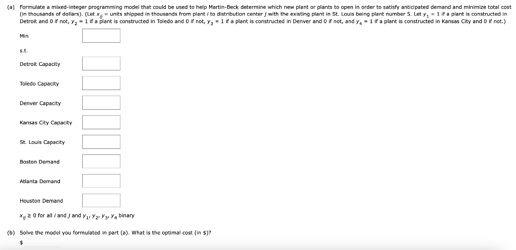 Solved annual fixed cost and the annual capacity for the | Chegg.com