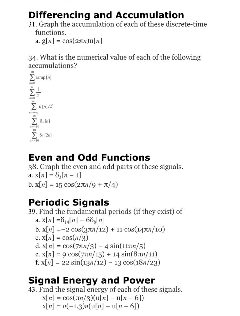 Solved Differencing and Accumulation 13. Graph the backward | Chegg.com
