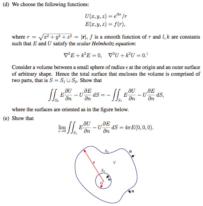 Solved In Diffraction Theory The Fresnel Kirchhoff