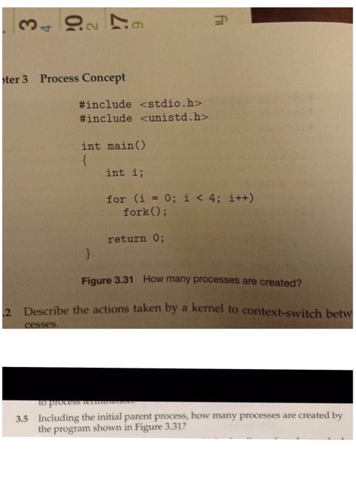Solved Process Concept #include #include