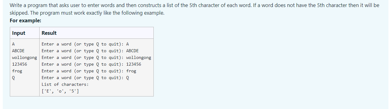 Solved Write a program that asks user to enter words and | Chegg.com