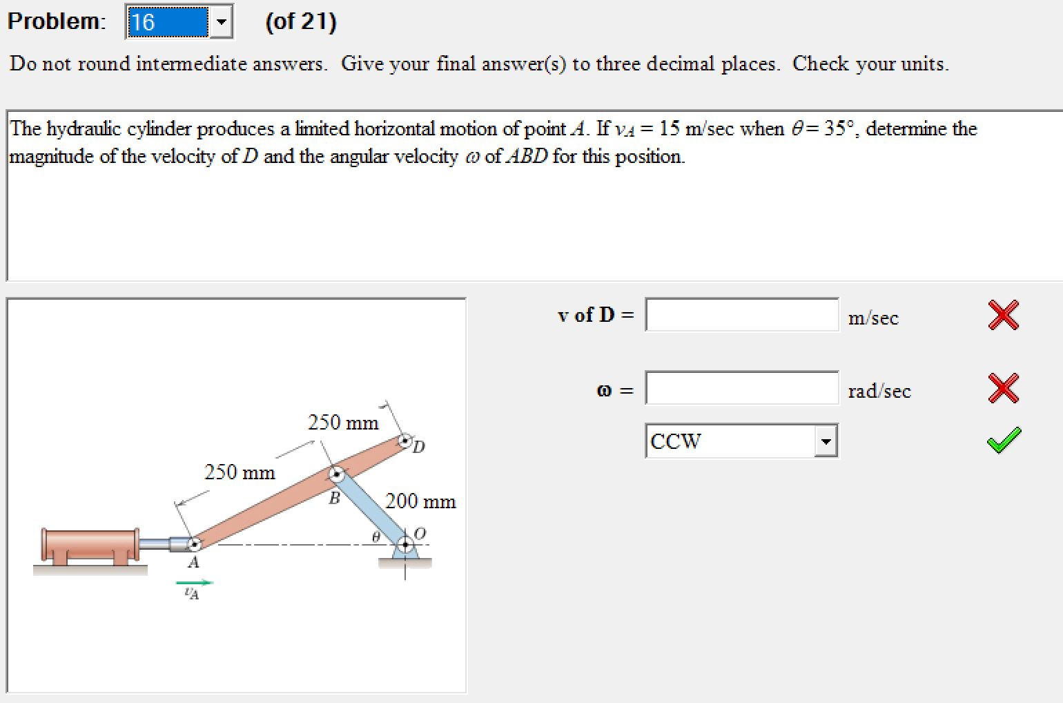 Solved Problem: 161 of 21) Do not round intermediate | Chegg.com