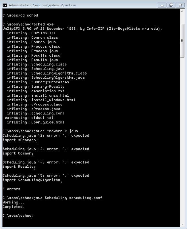 Solved I am having an issue with MOSS Simulation Program | Chegg.com