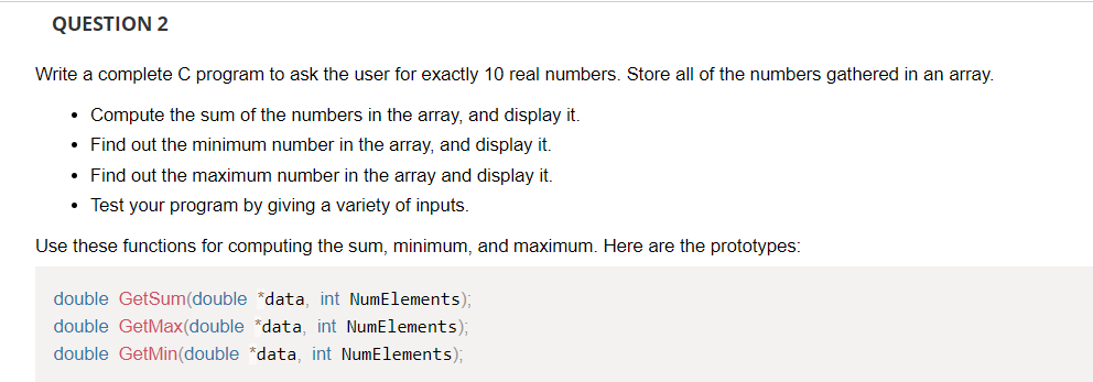 Solved QUESTION 1 Write a program to compute the exponential | Chegg.com