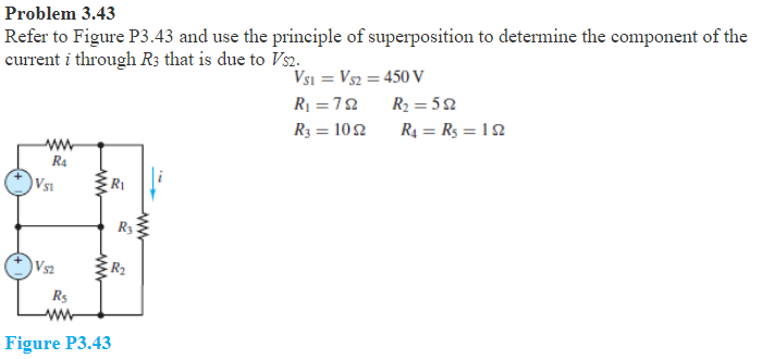 Solved Problem 3 43 Refer To Figure P3 43 And Use The