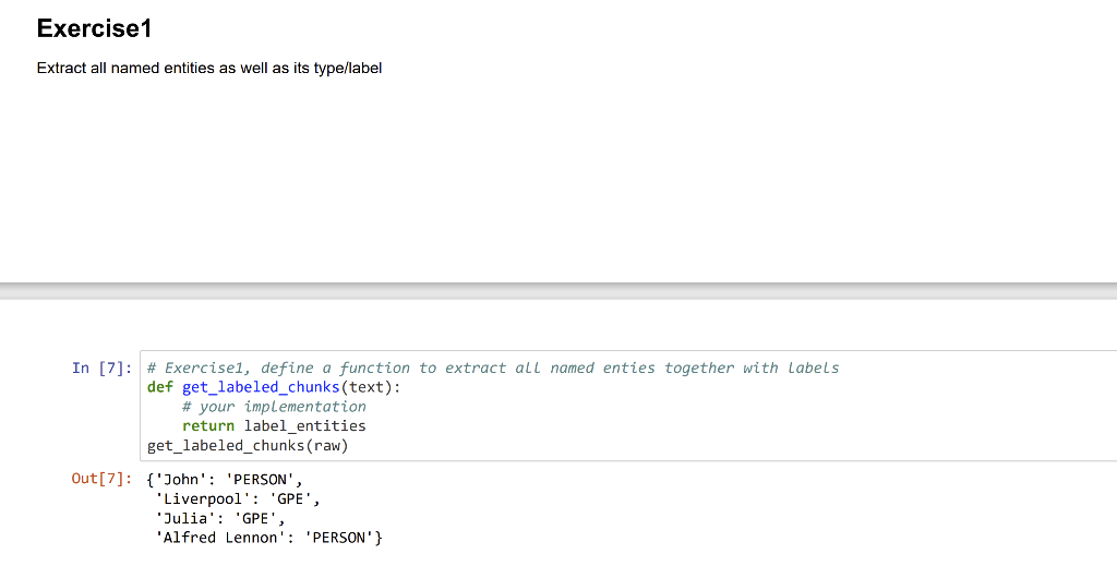 Solved In [1]: # import all packages import nltk from nltk | Chegg.com