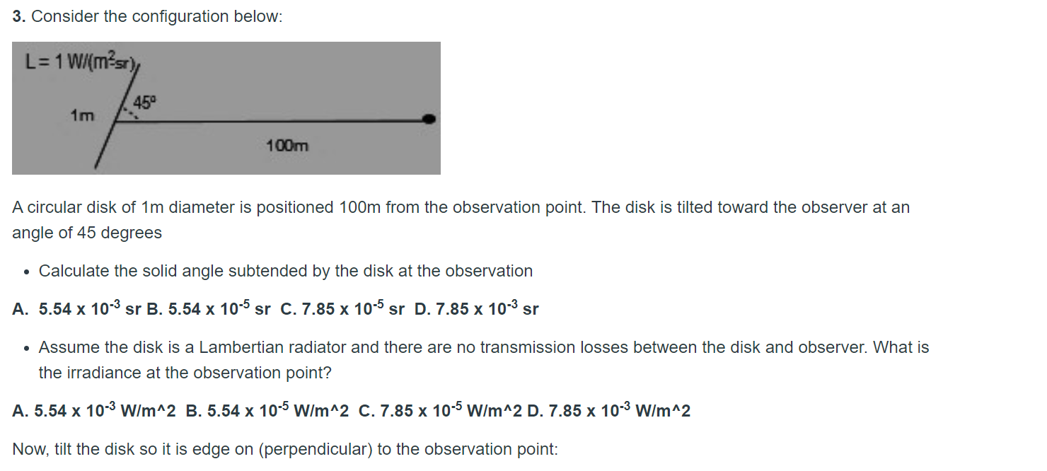 Solved 3. Consider the configuration below: A circular disk | Chegg.com