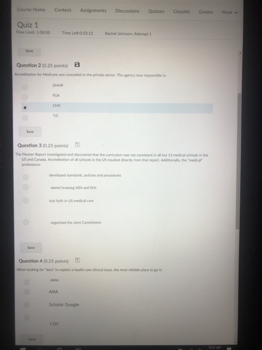 Solved Course Home Content Assignments Discussions Quizzes | Chegg.com