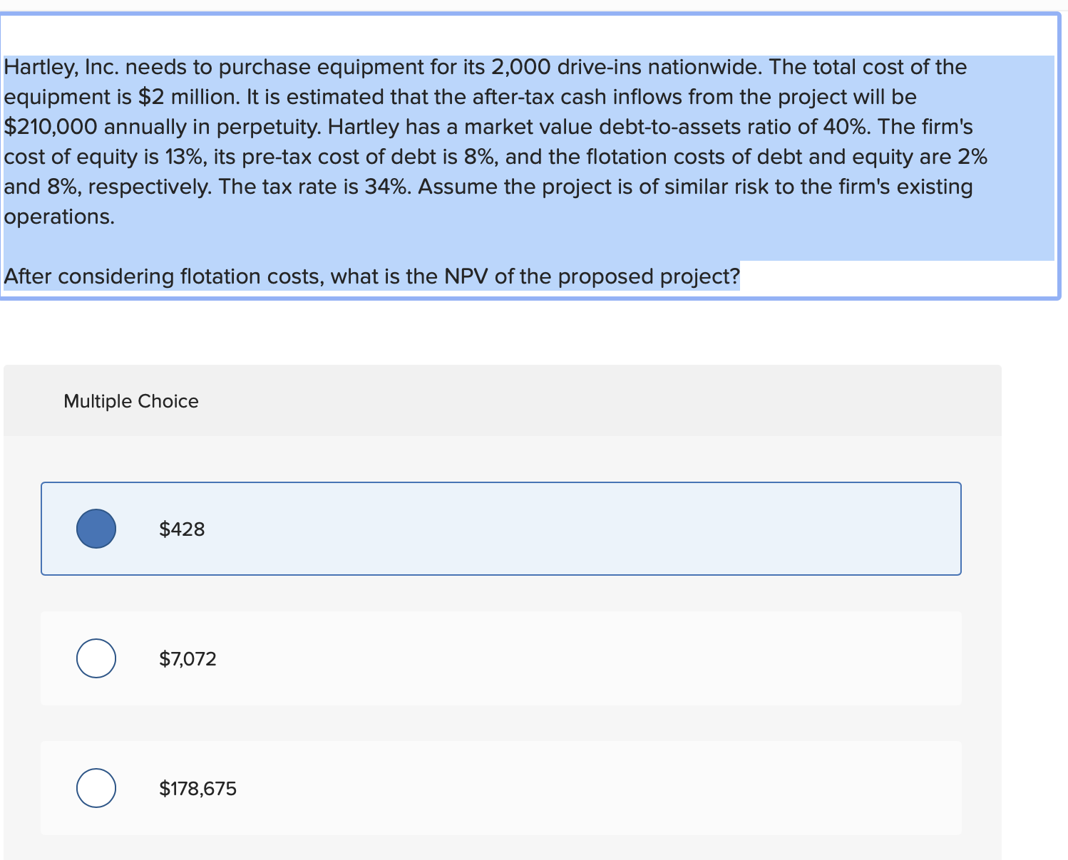Solved solve without excel in answer | Chegg.com