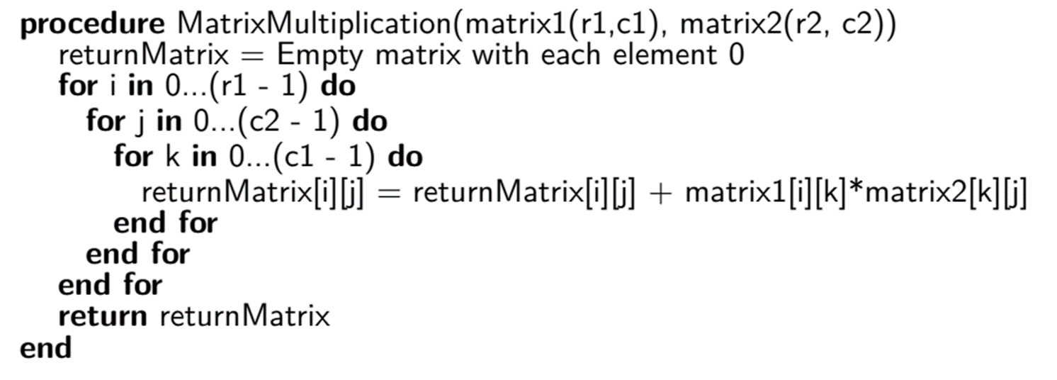 Solved Let Matrix R C Represents A Matrix With R Rows And