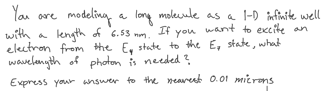 Solved are with a If you You modeling a long molecule as a | Chegg.com