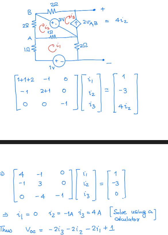 Solved can someone explain where the Voc equation came from? | Chegg.com